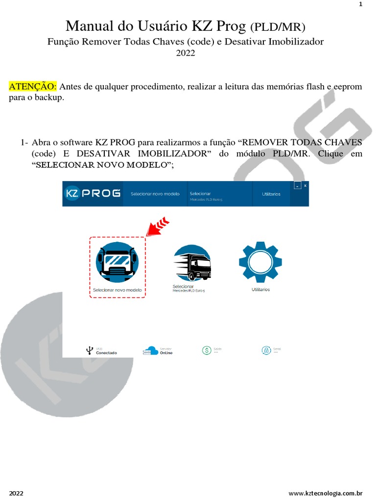Manual PLD-MR Remover Todas Chaves (Code) e Desativar Imobilizador | PDF