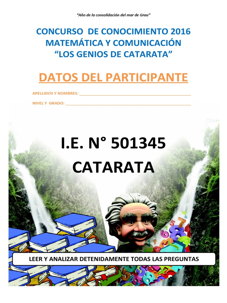 Caratula de Examen | PDF