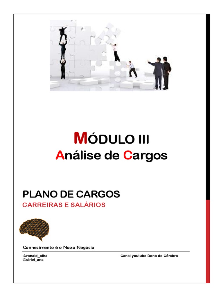 M Dulo 3 An Lise de Cargos | PDF | Gestão de recursos humanos