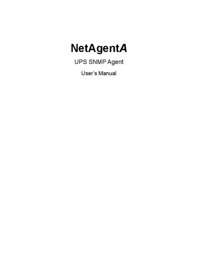 NetAgentA Mini Manual-En.1 | PDF | File Transfer Protocol | Transport Layer Security