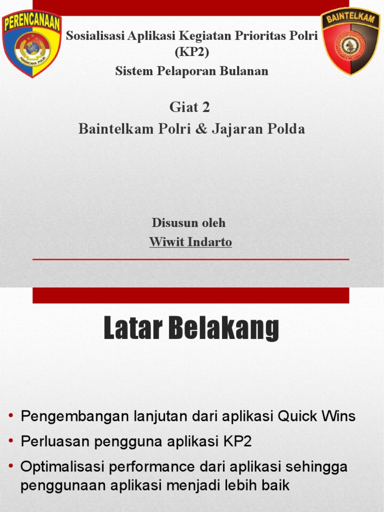 Materi Paparan Aplikasi Kp2 - Giat 2 | PDF