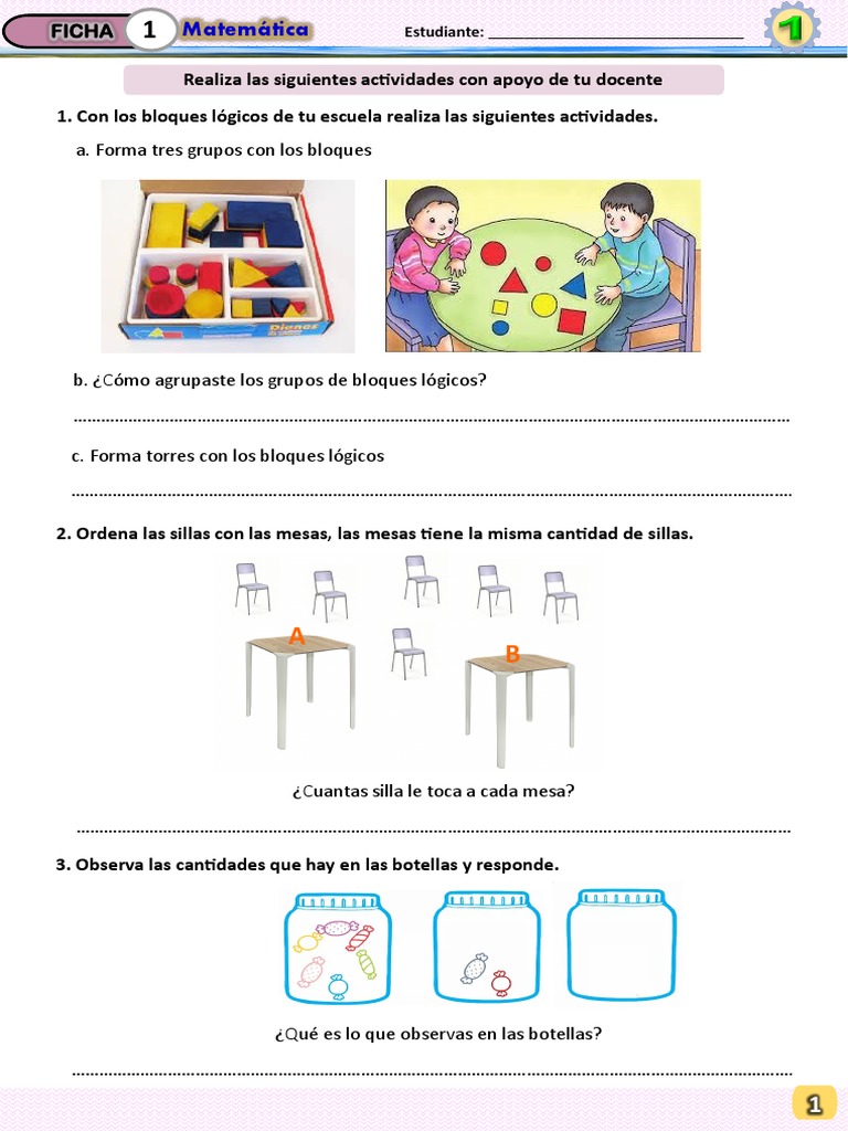 Ficha de Mat. C - 01 | PDF