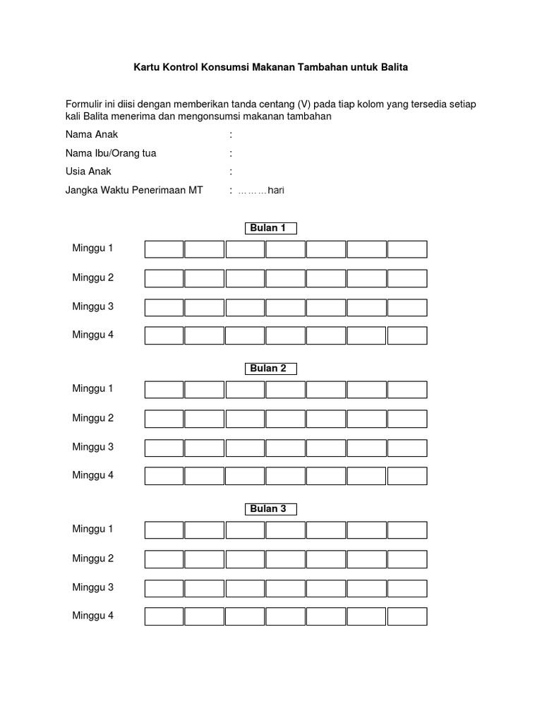Form Monev PMT Lokal - Juknis PMT Lokal 2023 | PDF | Kesehatan Holistik