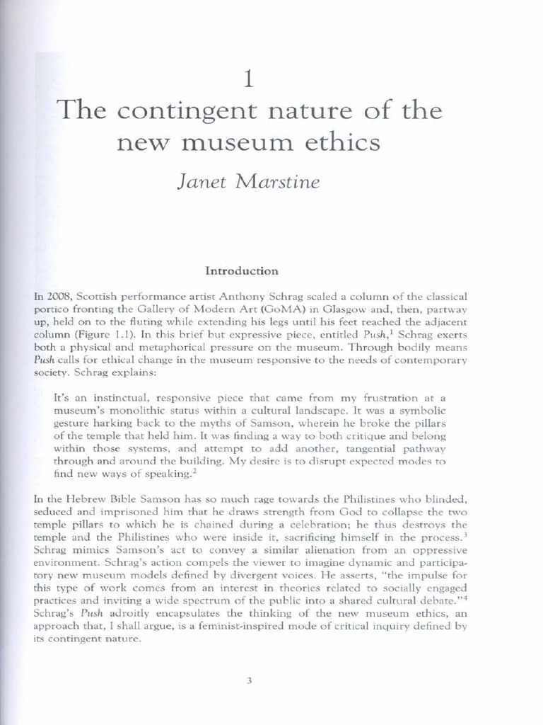 Marstine Museum Ethics | PDF | Museum | Gender Studies
