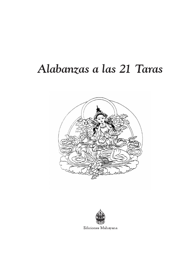 Abrir Alabanzas-a-las-21-Taras-y-Mantra-de-Tara | PDF | Tantra | Religiones indias