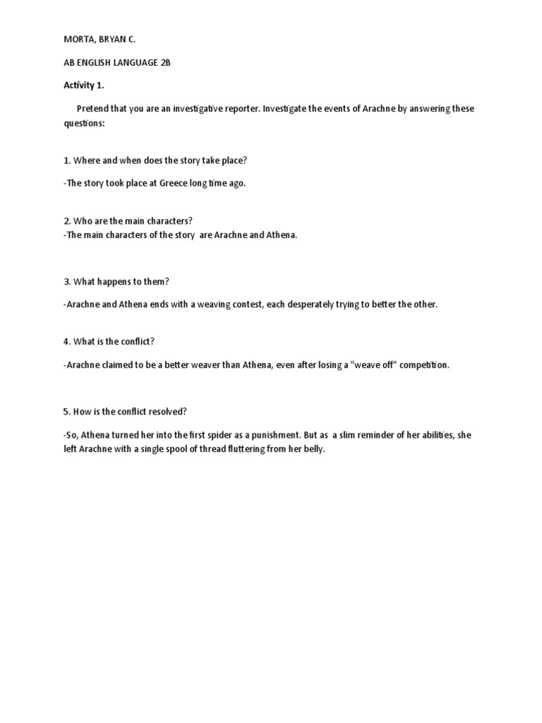 Activity 1 & 2 - MORTA | PDF | Athena