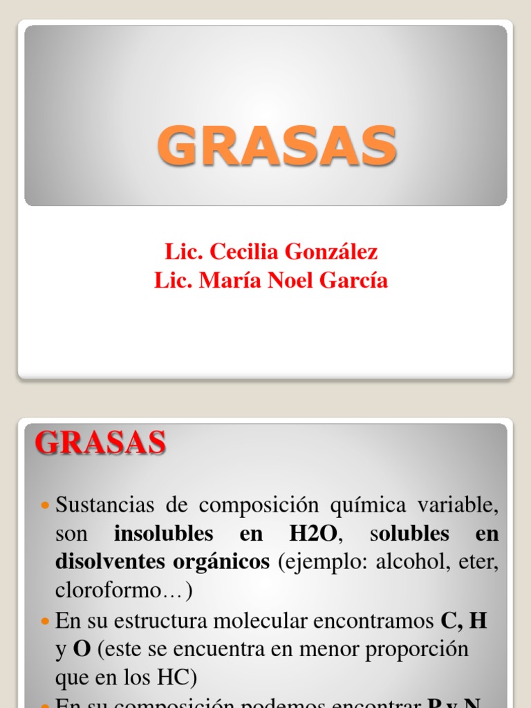 Grasas Power | PDF | Digestión | gordo