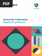 FHEA Application Guidance Notes | PDF | Educational Assessment | Curriculum
