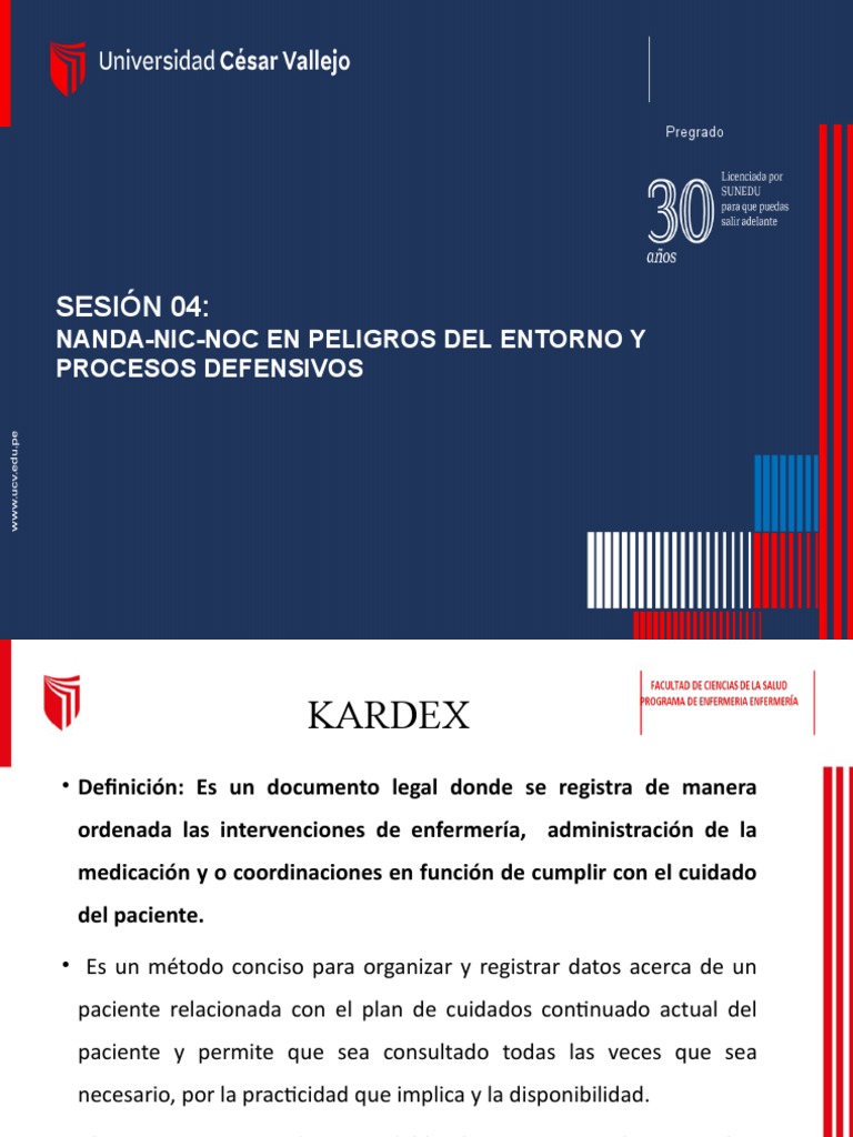 KARDEX 1 (2) | PDF | Enfermería | Ciencias de la Salud