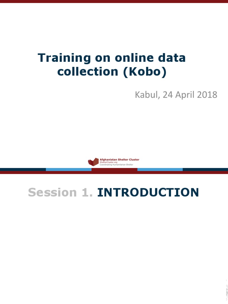 Kobo Training Presentation Eng Final | PDF | Microsoft Excel | Sampling ...