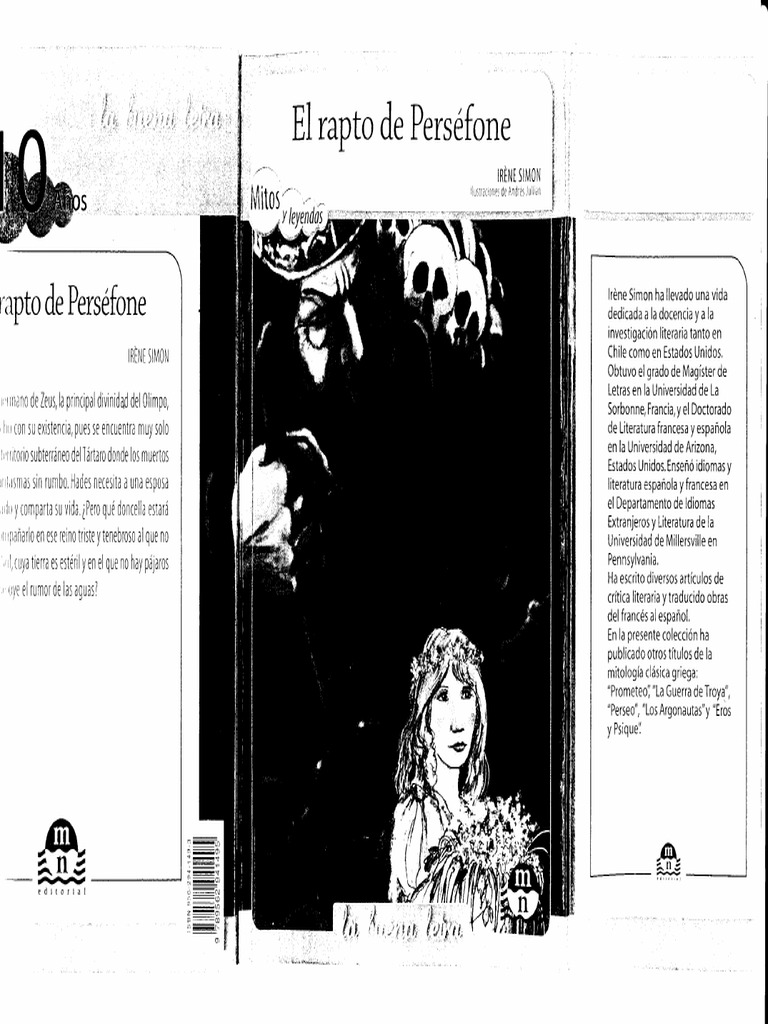 Irene Simón - El Rapto de Perséfone | PDF