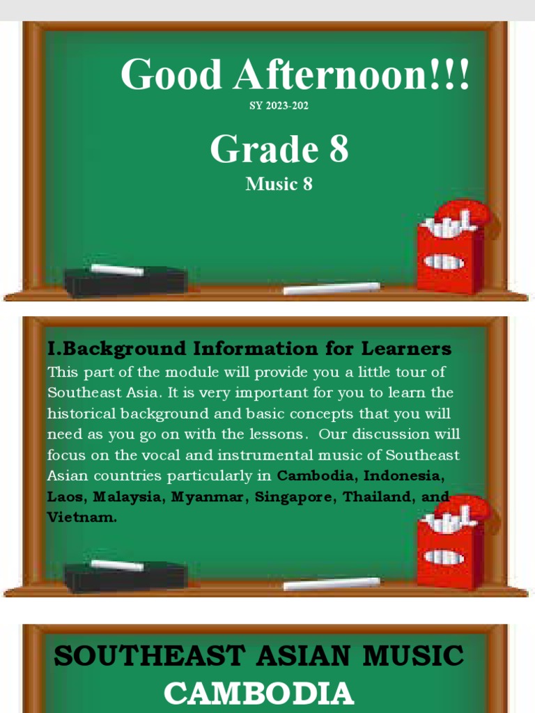 Grade 8 Music Lesson 2 | PDF | Malaysia | Southeast Asia
