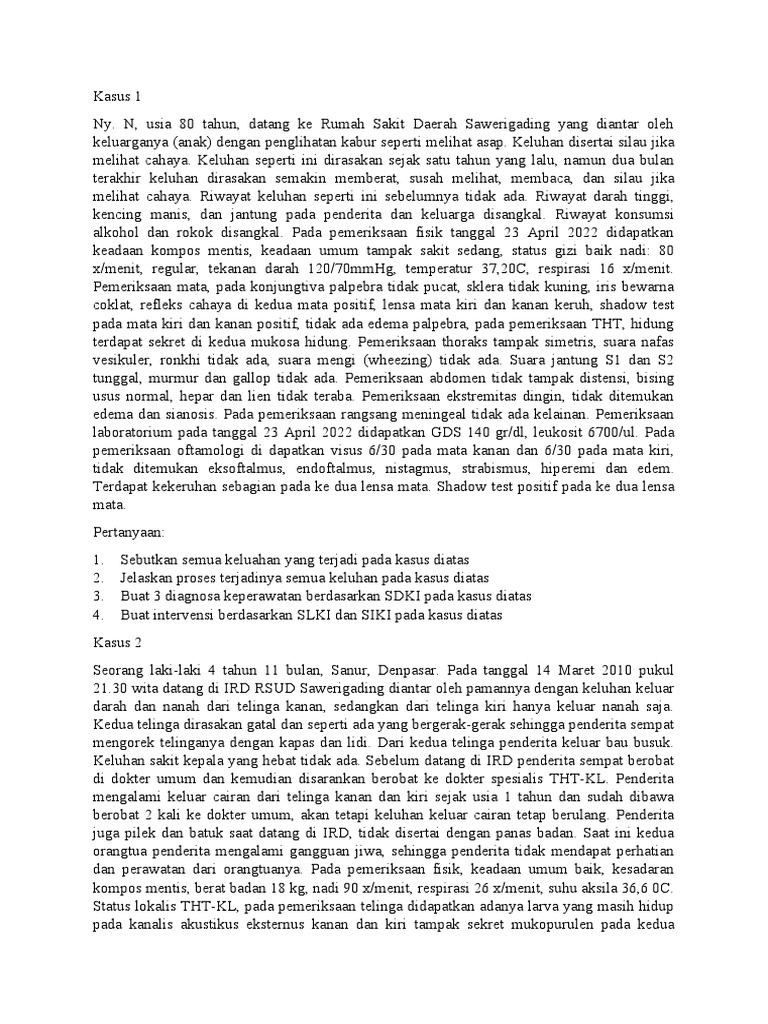 Kasus KMB III - Lestari - THE | PDF