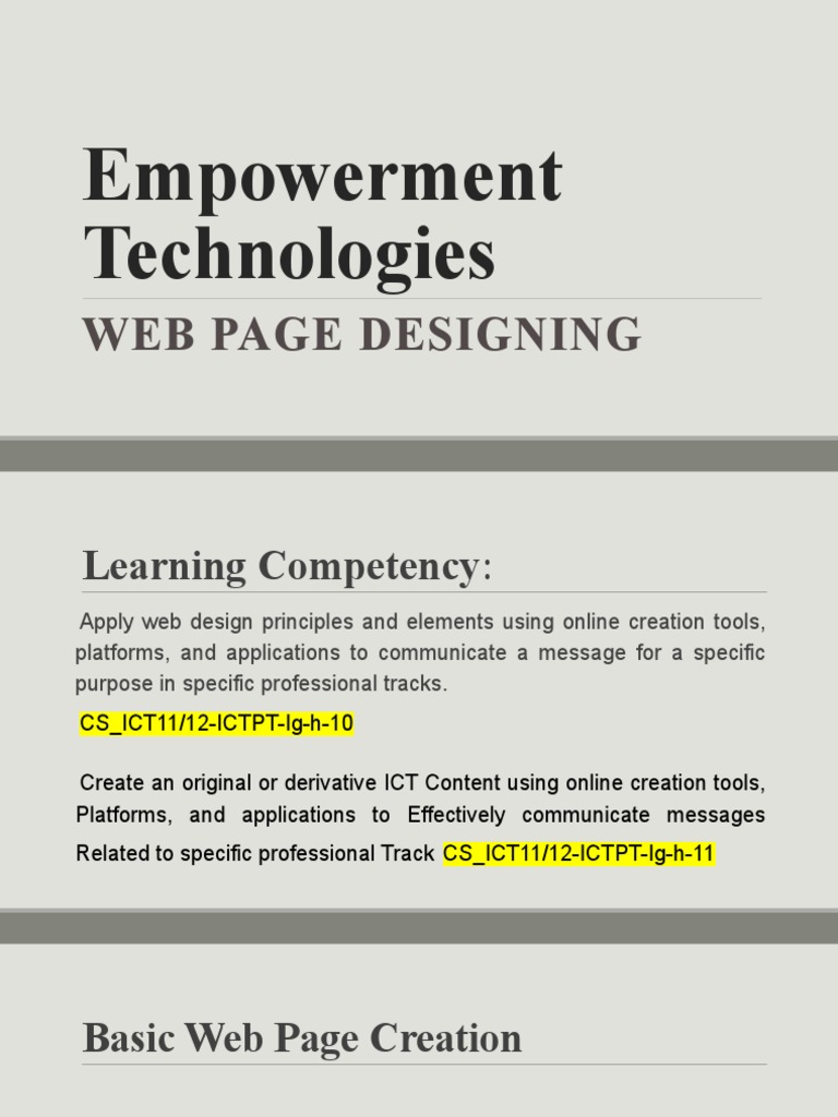 Web Page Designing | PDF | Html | Web Design