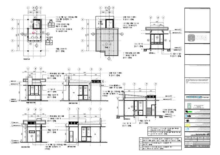PBA Bukit Panchor - Guard House Drawing | PDF