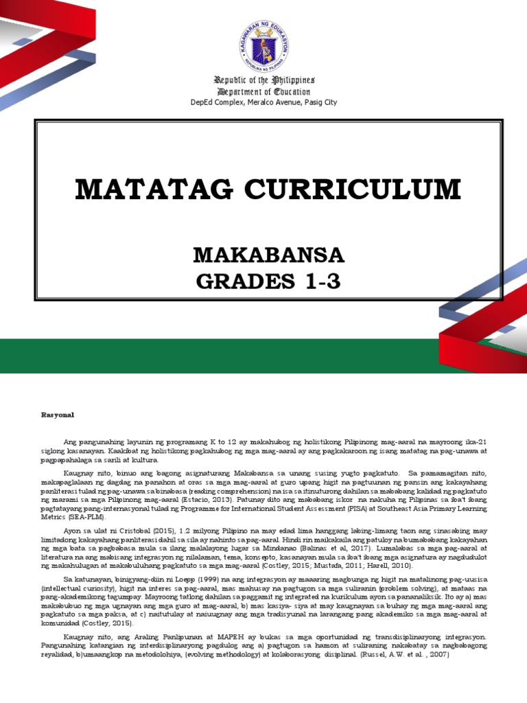 Makabansa CG 2023 | PDF