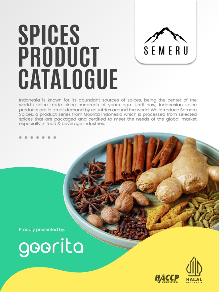 Goorita Spices Product Catalogue | PDF | Flour | Chili Pepper