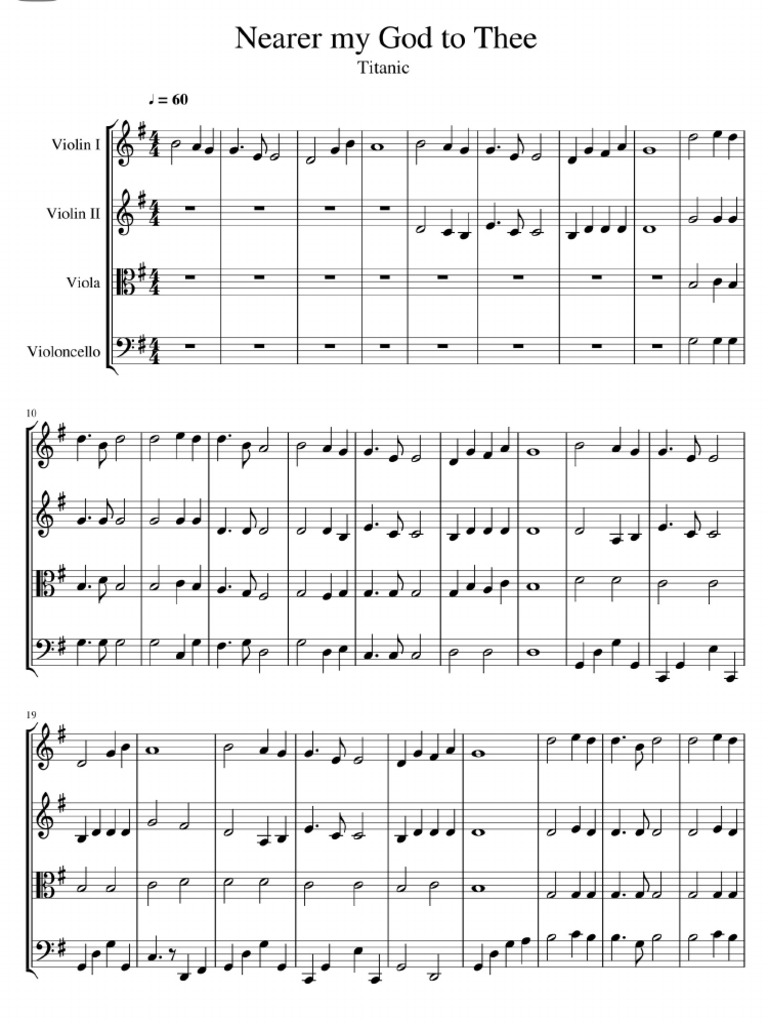 Nearer My God To Thee | PDF