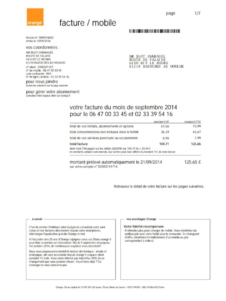 Facture | PDF