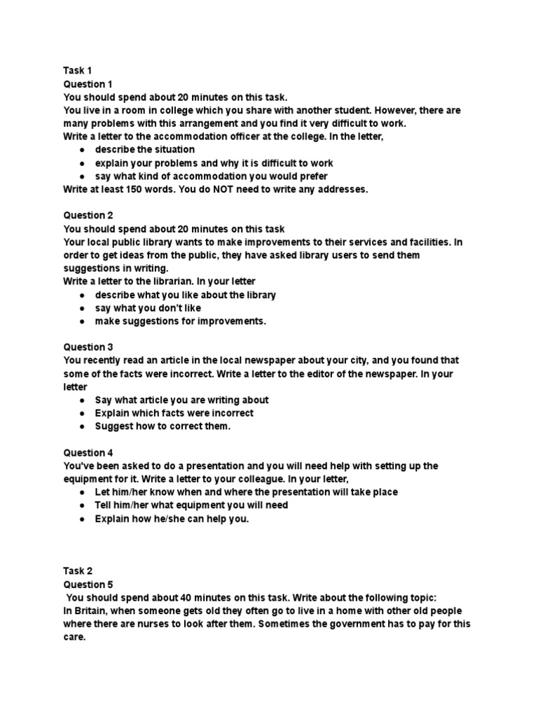 General Writing Task Sample Paper 264 | PDF | Experience | Libraries