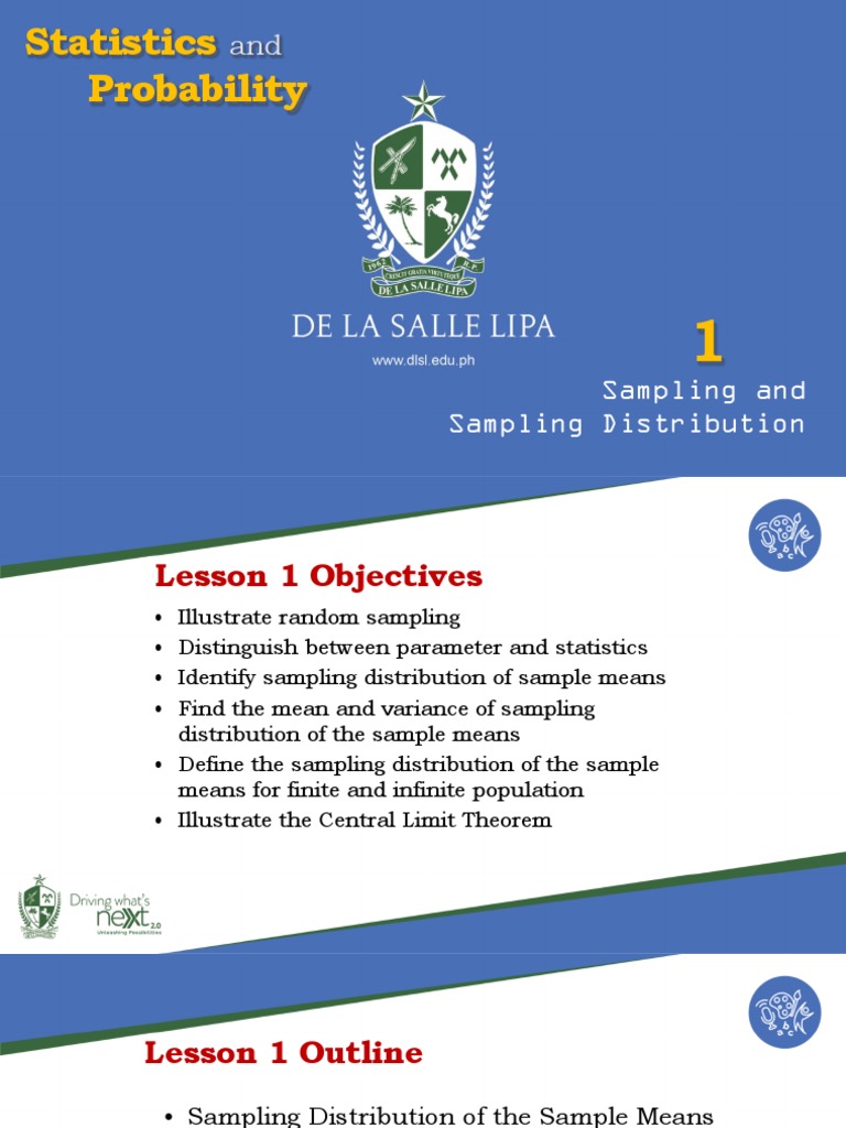 Chapter3 Lesson1 | PDF | Standard Deviation | Probability Distribution