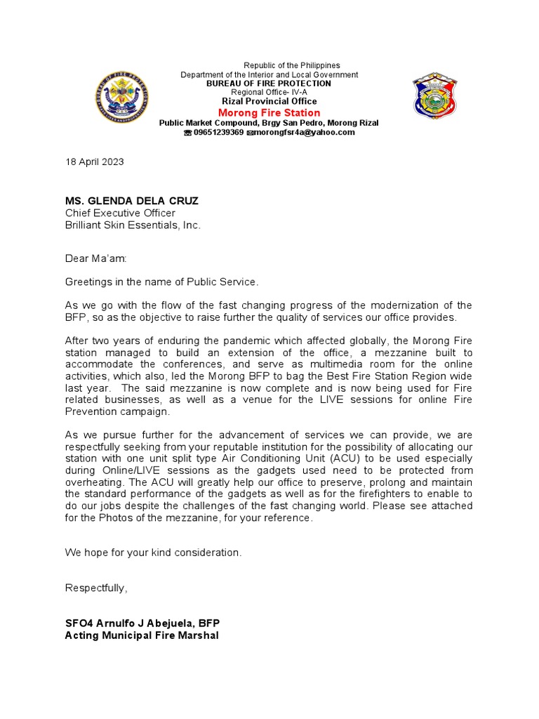 Aircon Request Brilliant | PDF