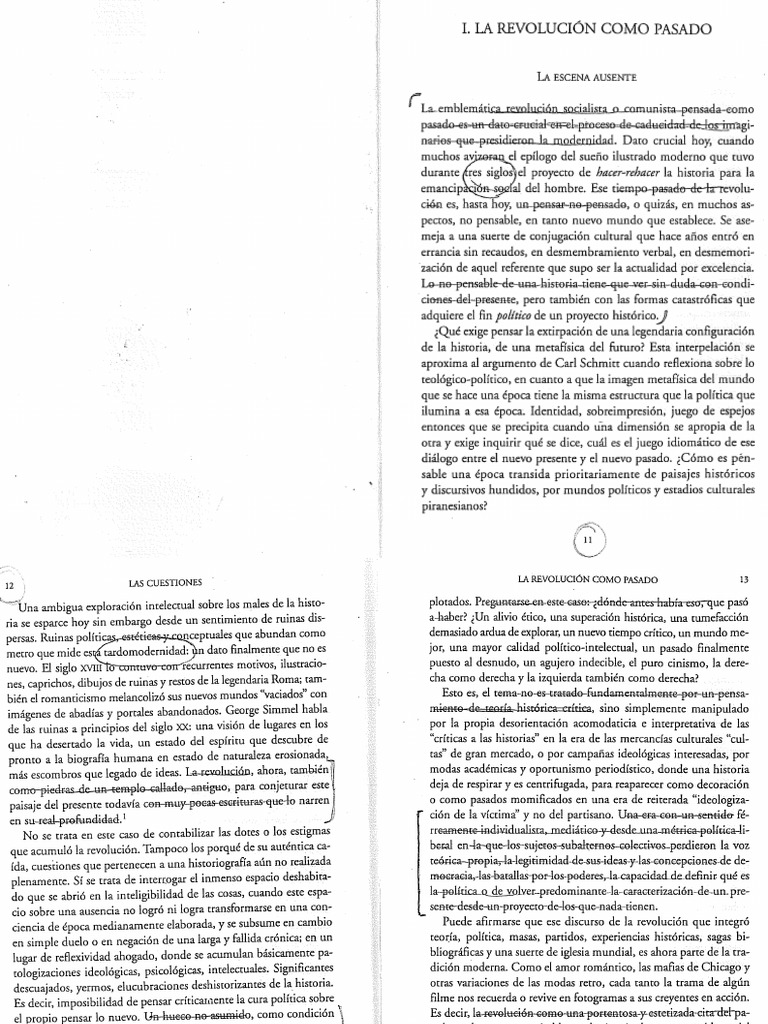 CASULLO - La Revolución Como Pasado | PDF