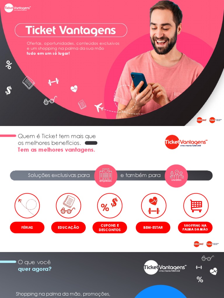 Ticket Vantagens | PDF | Aplicativo para celular