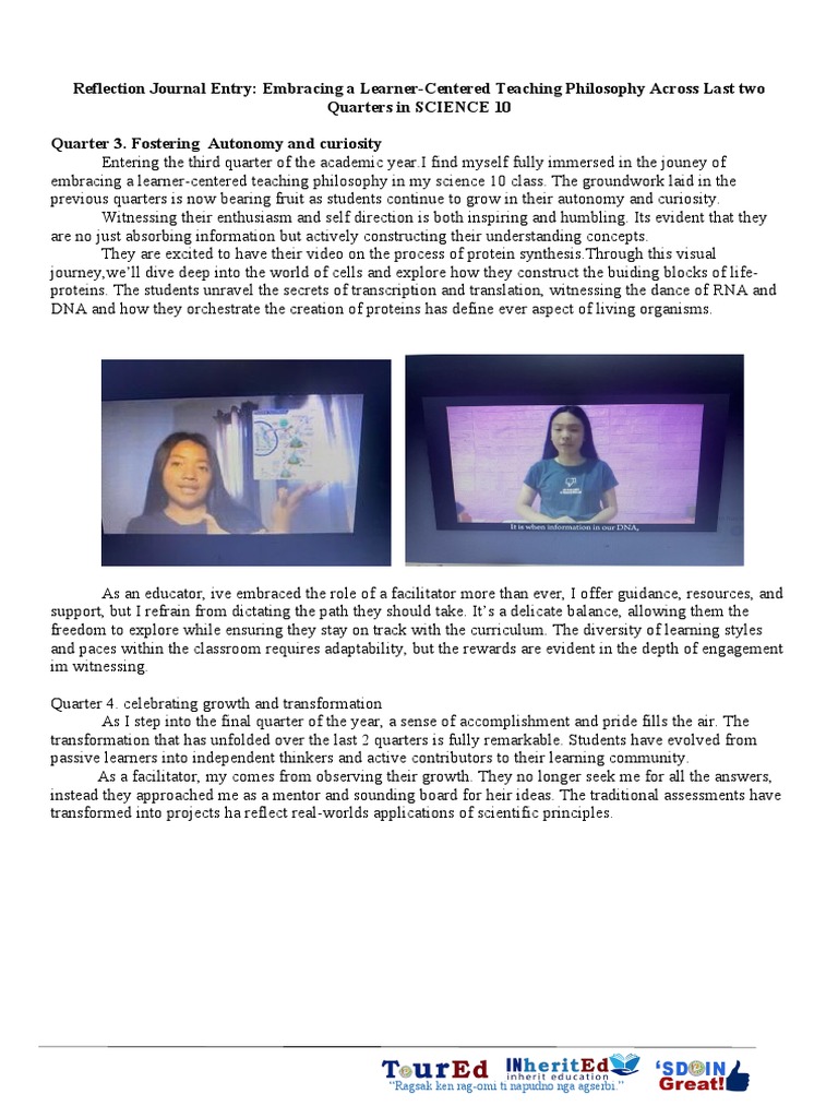 Reflection Notes | Download Free PDF | Learning | Mentorship