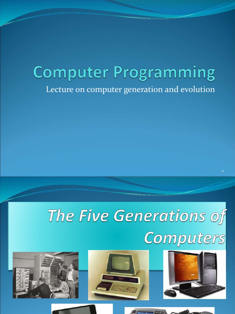 Computer-Generations-Unit 1 | PDF