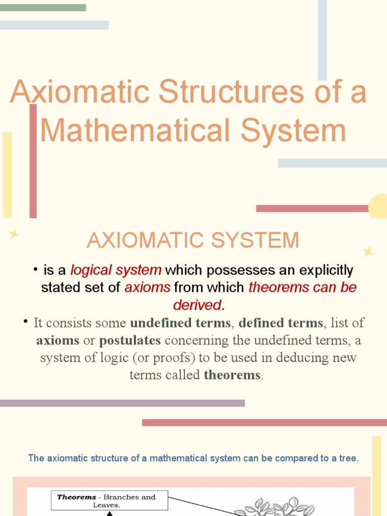 Axiomatic Structures | PDF | Axiom | Theorem