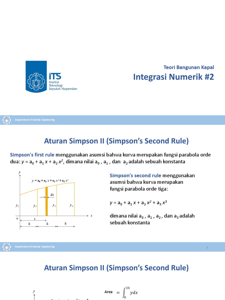 TBK 08 Integrasi Numerik #2 | PDF | Metode & Bahan Ajar