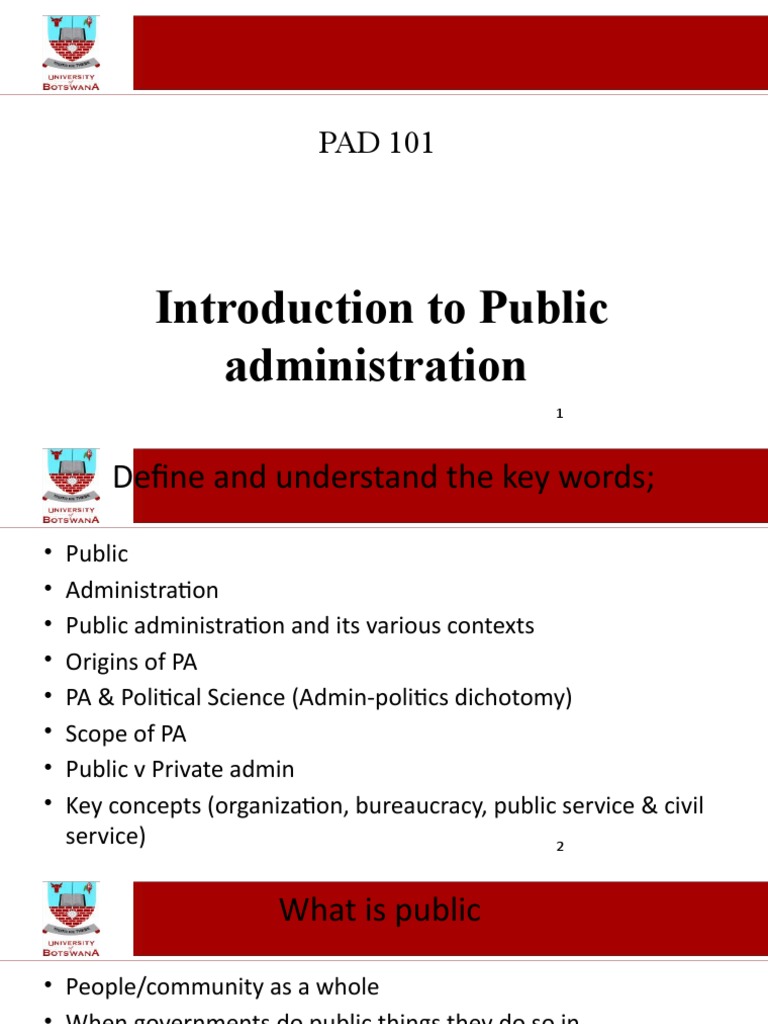 Intro Pad 101 | PDF | Public Administration | Science