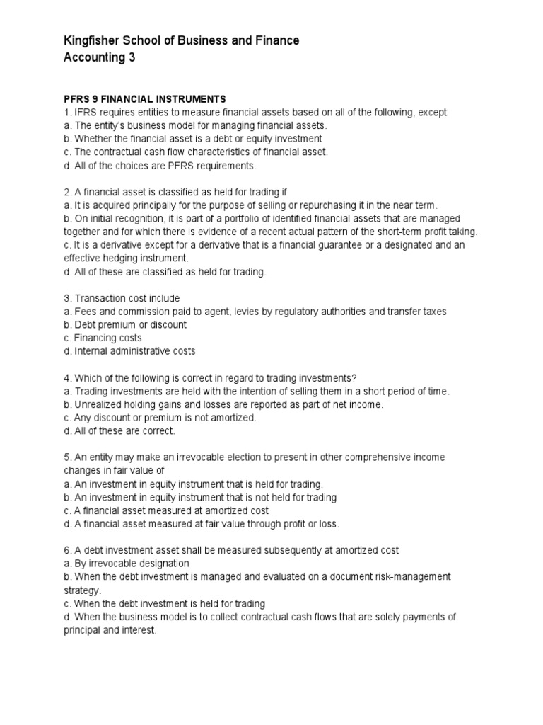 A3 Assignment Equity And Debt Securities Pdf Debt Historical Cost