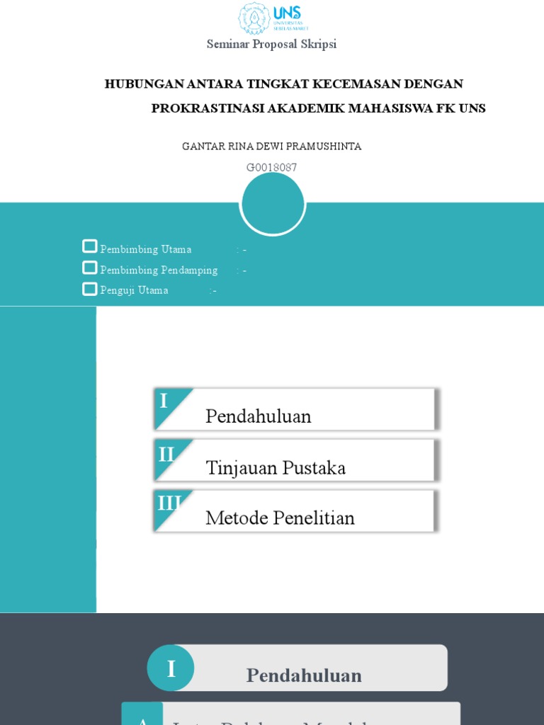 Presetasi Seminar Proposal-Gantar Rina-G0018087 | PDF