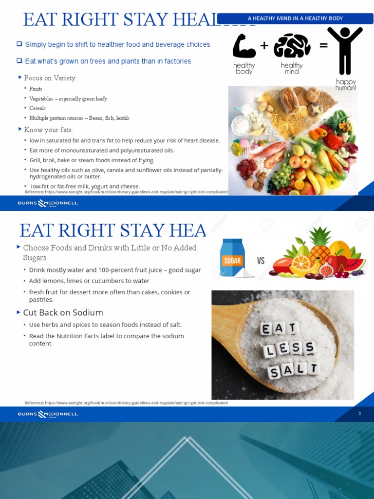 Eat Healthy Stay Healthy | PDF | Cooking, Food & Wine | Lifestyle