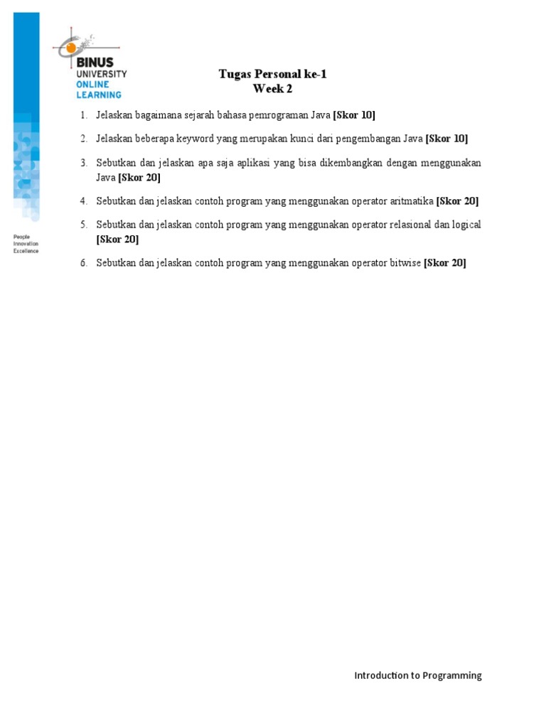 2602320134-Amanda April Florencia-Tugas Personal Pertama Introduction To Programming | PDF