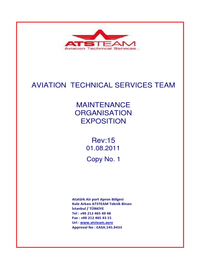 ATS TEAM - MOE - Rev 15 | PDF | Audit | Safety ATS TEAM - MOE - Rev 15 | PDF | Audit | Safety