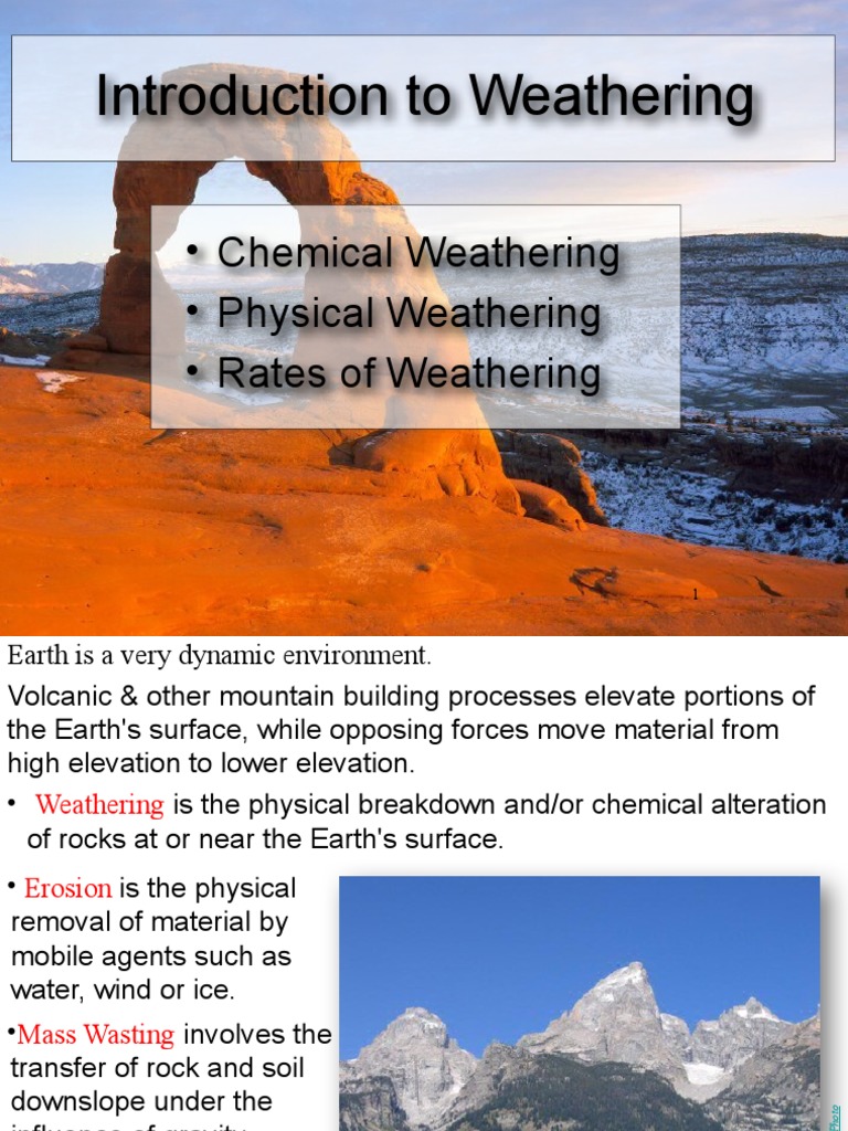 G2 Physical Weathering | PDF | Weathering | Rock (Geology)