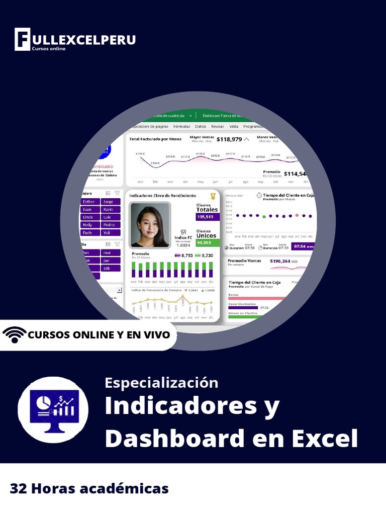 Brochure Indicadores y Dashboard en Excel | PDF | Microsoft Excel | Bases de datos