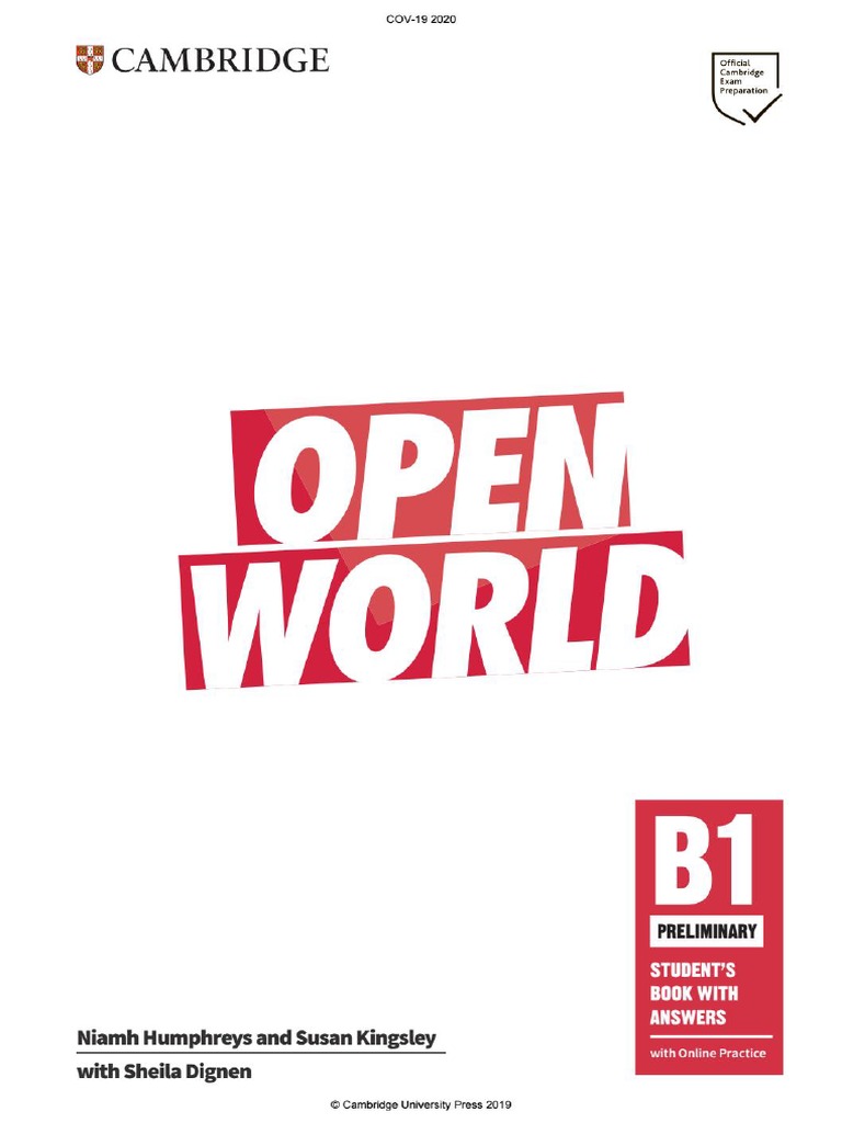 Vebuka Open World Preliminary Students Book With Answers | PDF ...