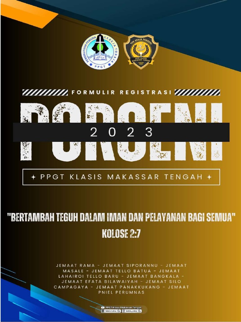 BKL Porseni 2023 PPGT KMTG | PDF
