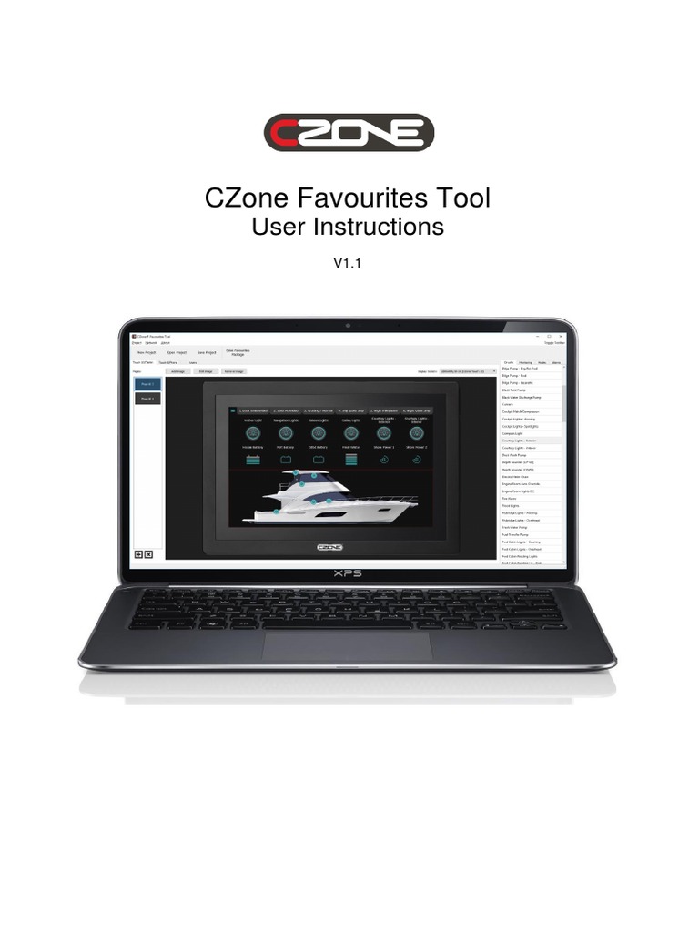 CZone Favourites Configuration Tool Instructions v1.1 | PDF | Computer ...