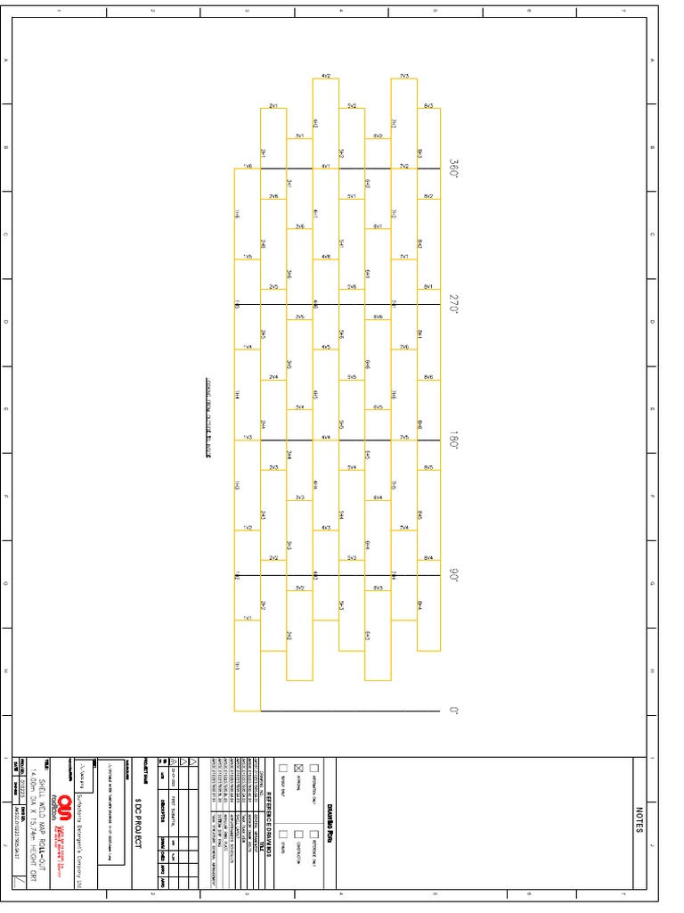 Weld Map For Fire Water Tank | PDF