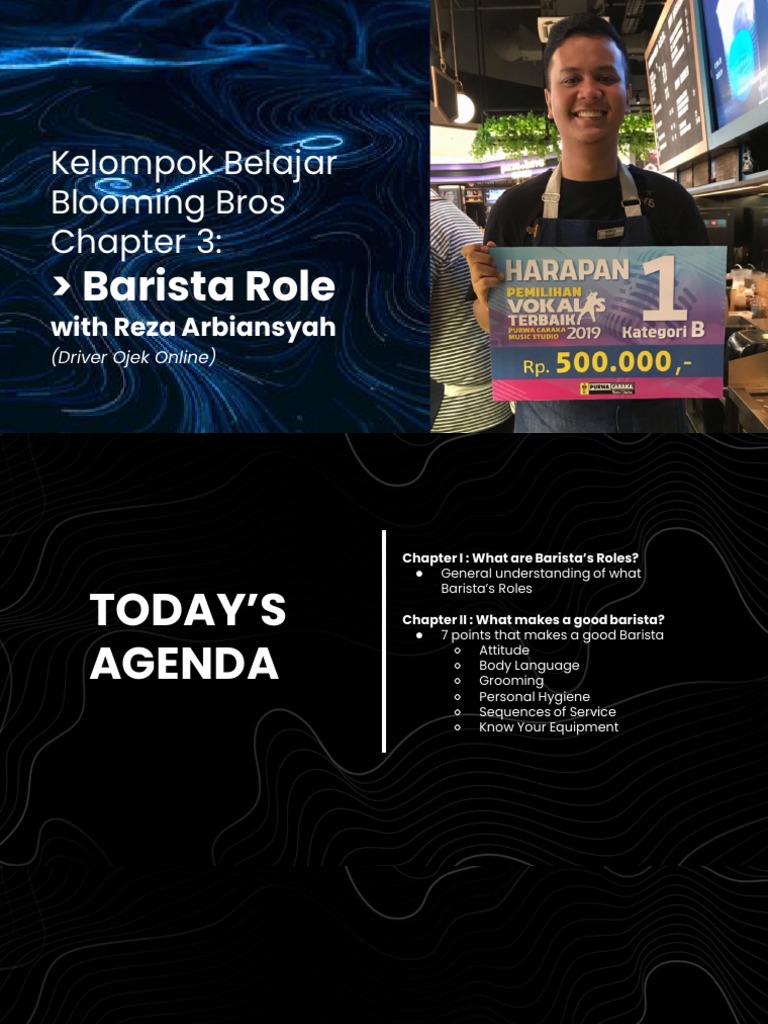 Barista Role Presentation | PDF