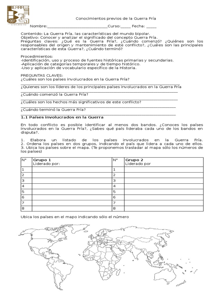 Guía Guerra Fría | PDF | Guerra Fría
