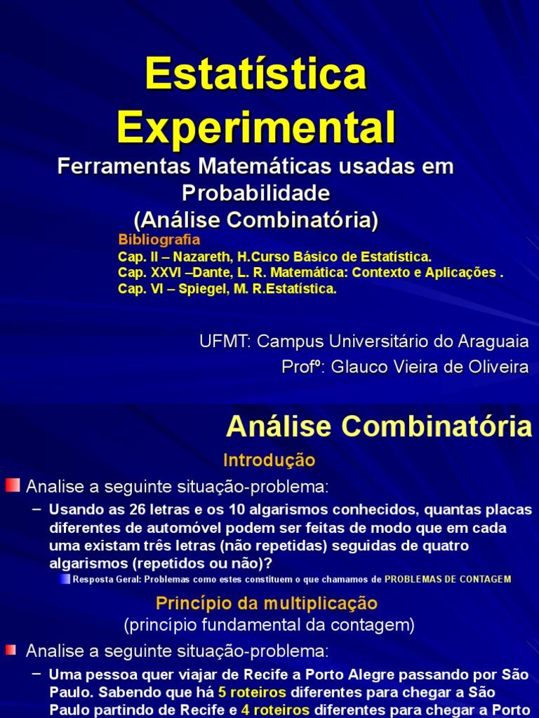 5 EE Probabilidade Por An Lise Combinat Ria | PDF
