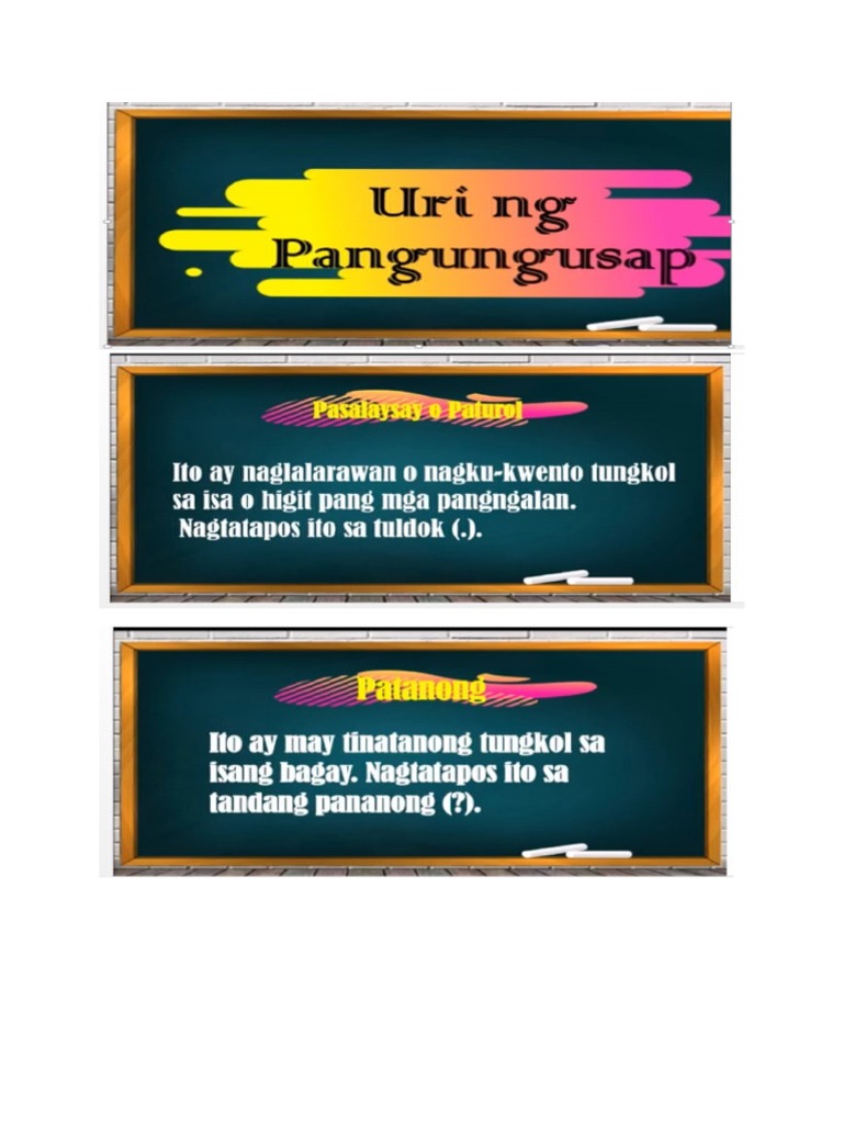 Uri NG Pangungusap | PDF