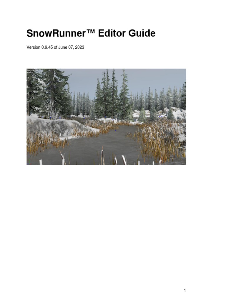 Snowunner Editor Guide | PDF | Computer File | Directory (Computing) Snowunner Editor Guide | PDF | Computer File | Directory (Computing)