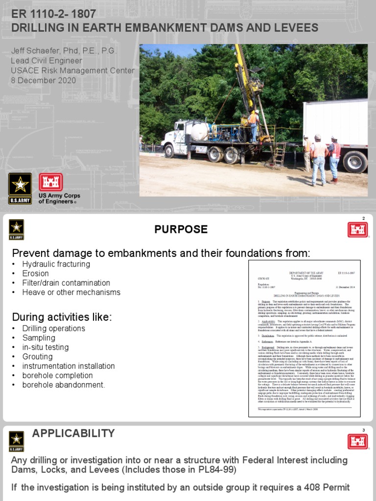 Schaefer - Drilling in Levees - LRL Levee Sponsor Workshop | PDF ...